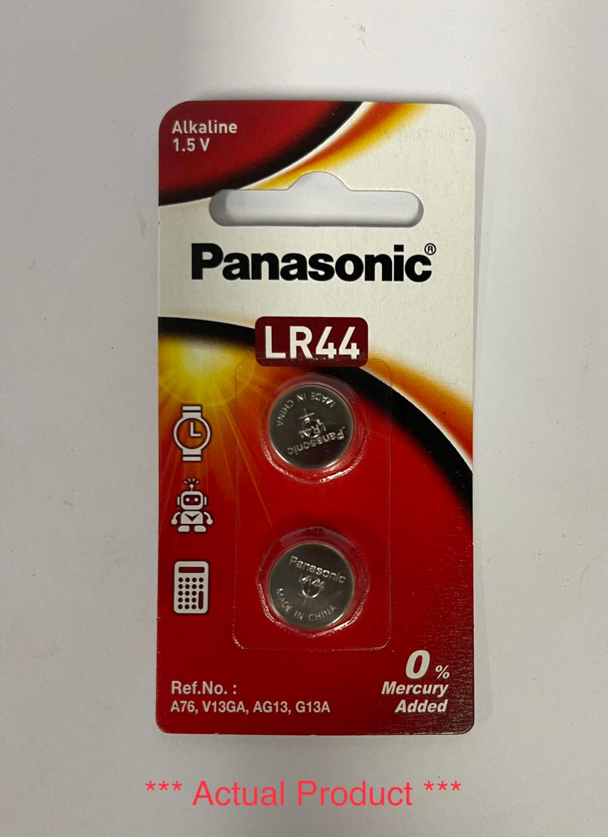 Panasonic LR44 Button Cell 1.5V Alkaline Twin Pack | LR-44PT/2B – Epic. Store