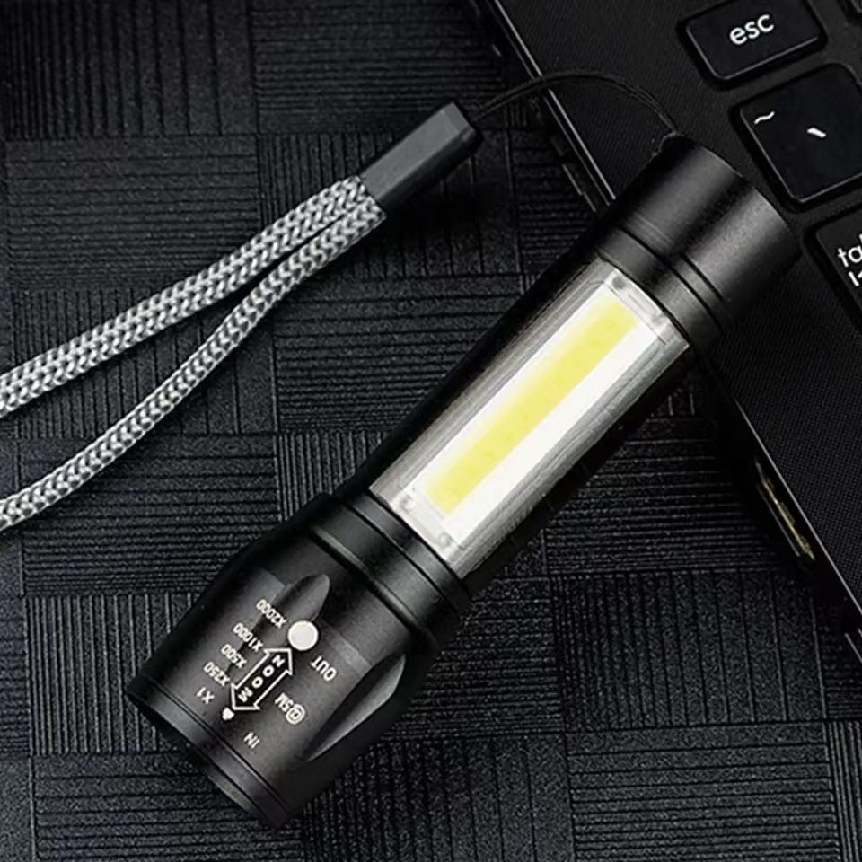LED Flashlight Convenient Super Bright Torch Multifunctional Small Lig ...