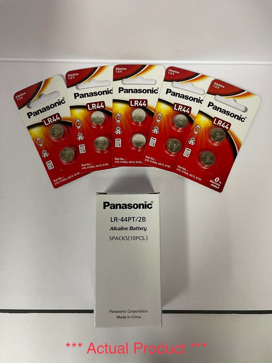 Panasonic LR44 Button Cell 1.5V Alkaline Twin Pack | LR-44PT/2B – Epic. Store