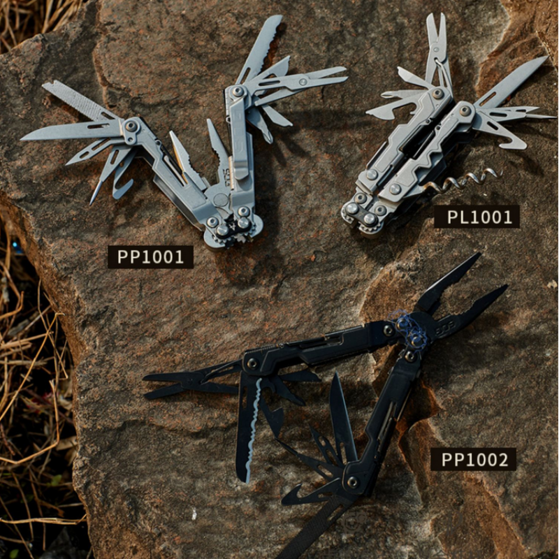 SOG POWERLITRE Folding Multitool Pliers Combination EDC Outdoor Equipm ...
